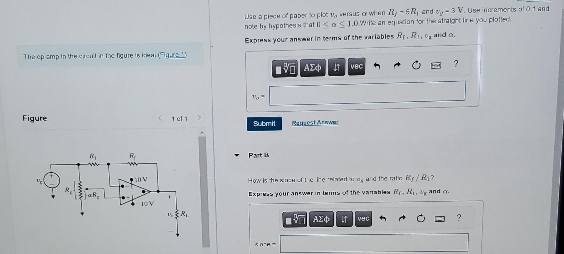 Solved The op amp in the circuit in the figure is ideal. | Chegg.com
