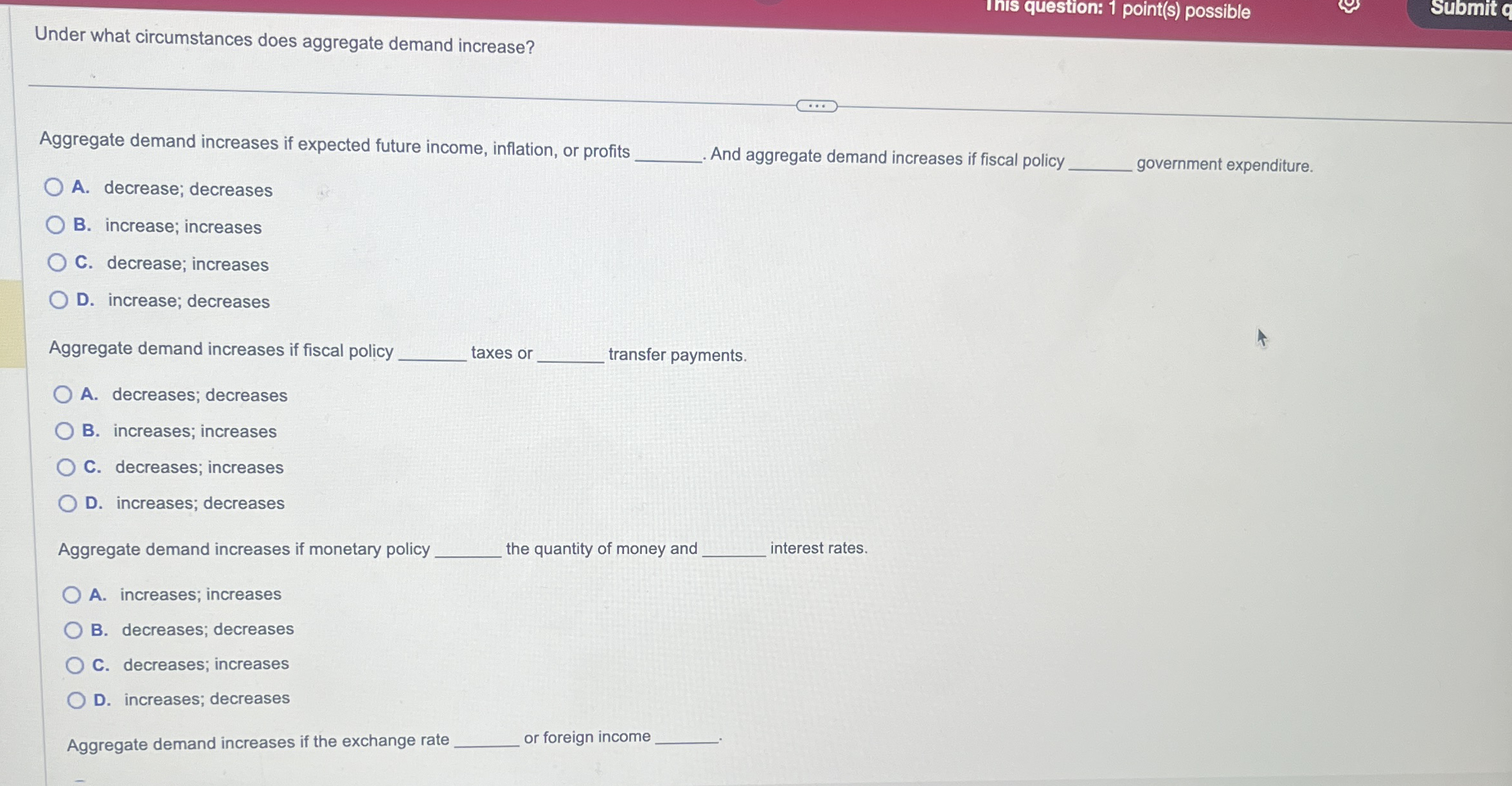 Solved InIs question: 1 ﻿point(s) ﻿possibleUnder what | Chegg.com