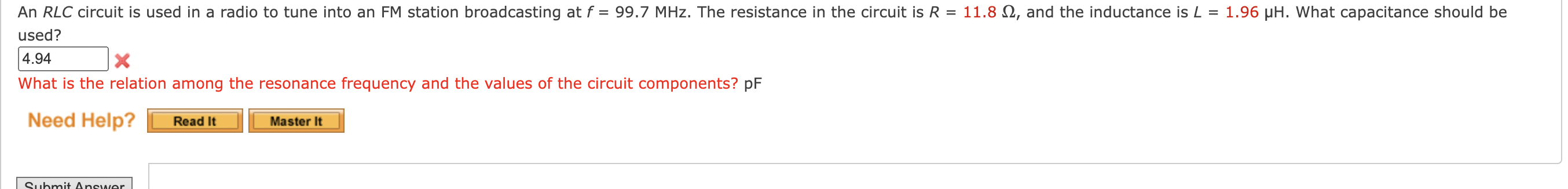 Solved used?What is the relation among the resonance | Chegg.com