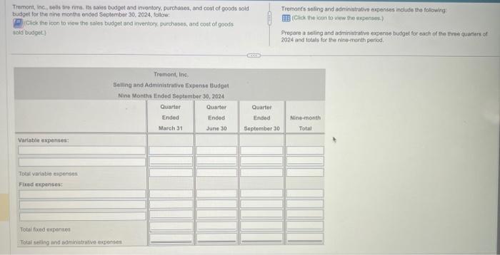 Solved Reference 202a and weals for the nine month perod! | Chegg.com