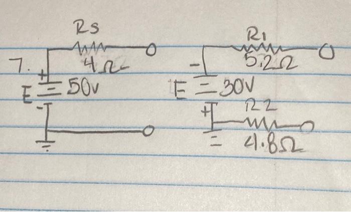 Solved 7. Convert the voltage sources in Fig. 8.109 to | Chegg.com