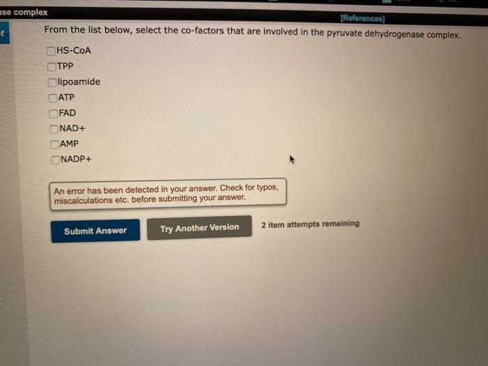 Solved ase complex (References From the list below, select | Chegg.com