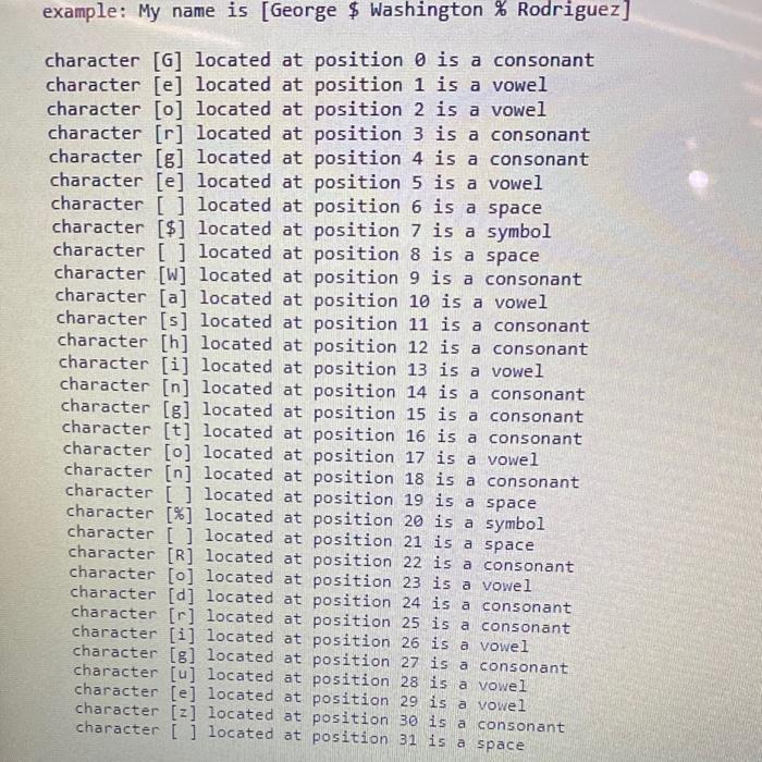 Solved Create A Function Called Myname Using The For Loop 7155