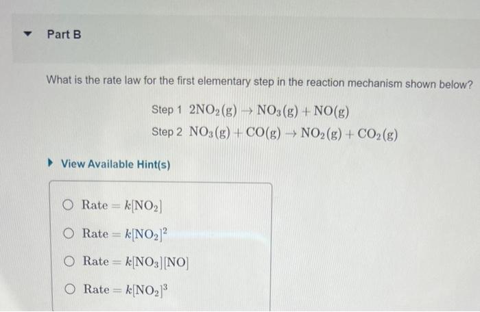 Solved The following three-step mechanism has been proposed | Chegg.com