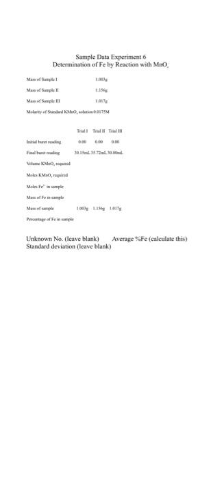 Solved Name Section Experiment 6 Advance Study Assignment: | Chegg.com
