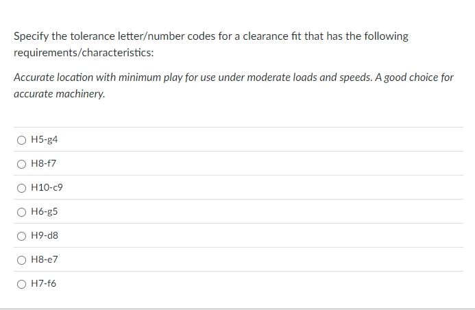 Solved Specify the tolerance letter/number codes for a | Chegg.com