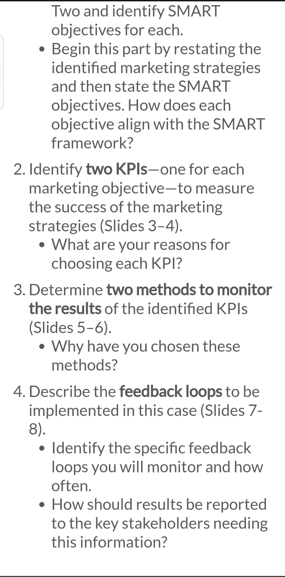 Solved PromptCreate a PowerPoint presentation for the CMO | Chegg.com