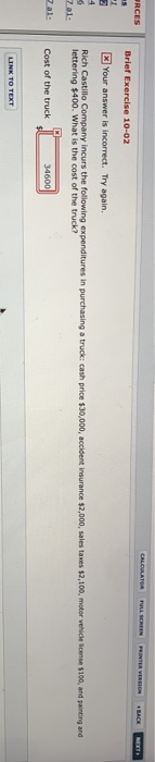 Solved URCES CALCULATOR FULL SCREEN PRINT VERSION BACK Brief | Chegg.com