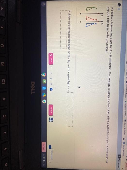 Solved Find the scale factor of the dilation. Then tell | Chegg.com