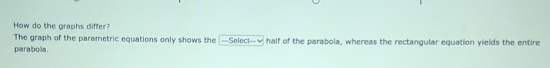 Solved Consider the parametric equations x=t and y=3−t. (a) | Chegg.com