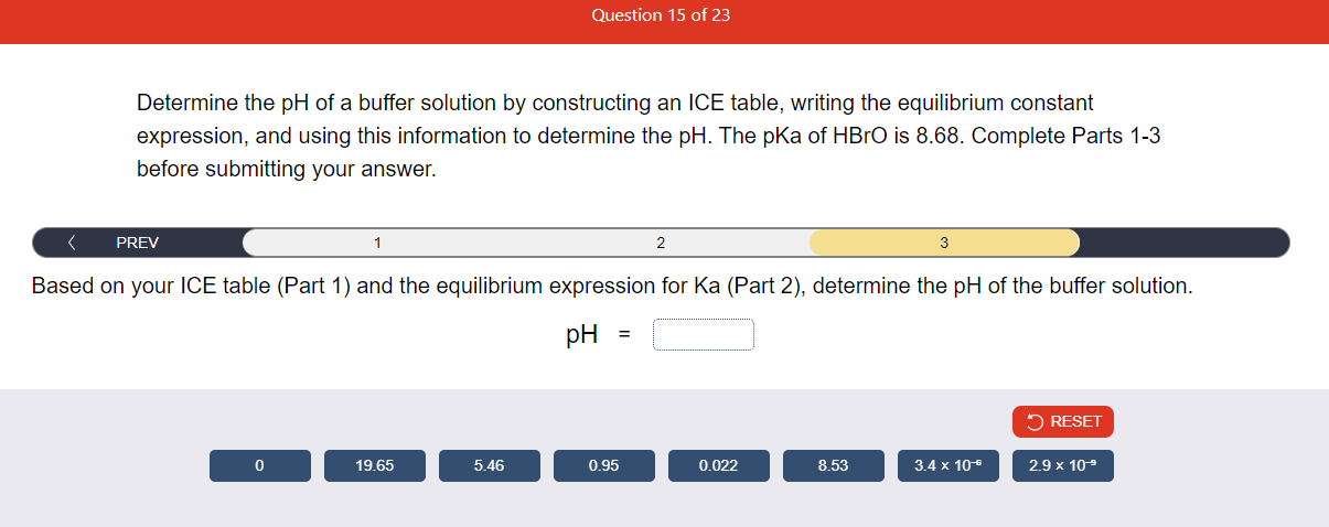 Solved Determine the pH ﻿of a buffer solution by | Chegg.com