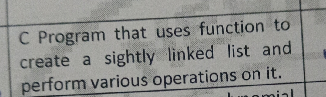 Solved C Program that uses function to create a sightly | Chegg.com