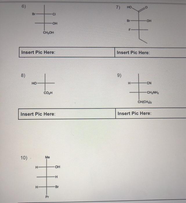 Solved Draw the Fischer projection for the following | Chegg.com