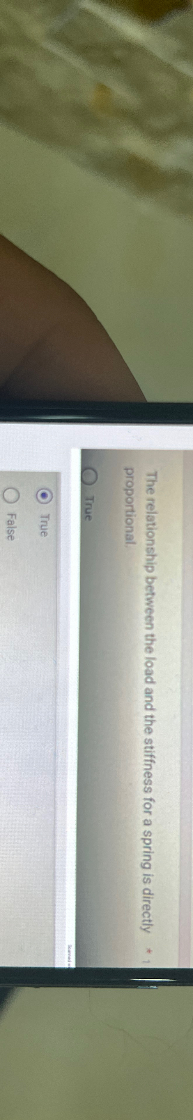 Solved The relationship between the load and the stiffness | Chegg.com