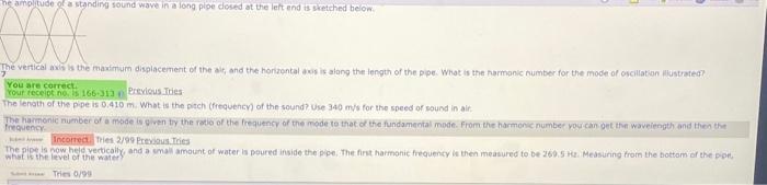 Solved The vertical ax6 is the maximum displacement of the | Chegg.com