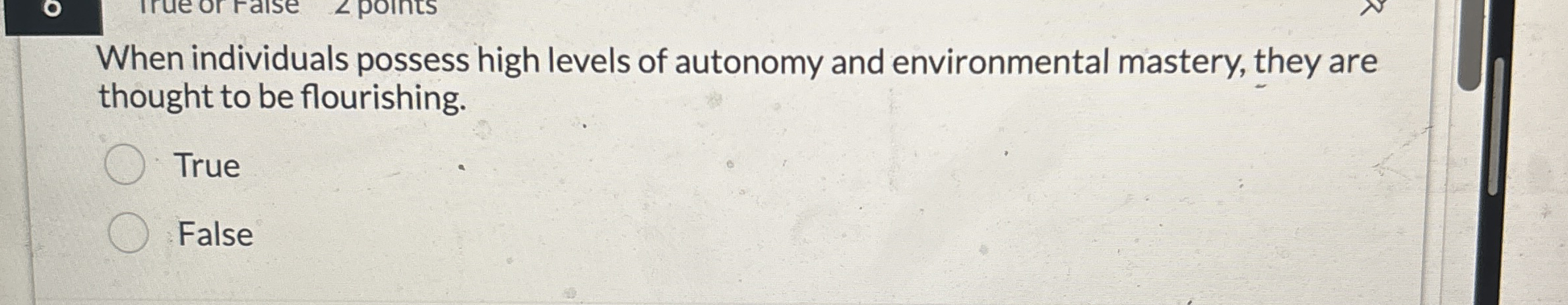 Solved When individuals possess high levels of autonomy and | Chegg.com