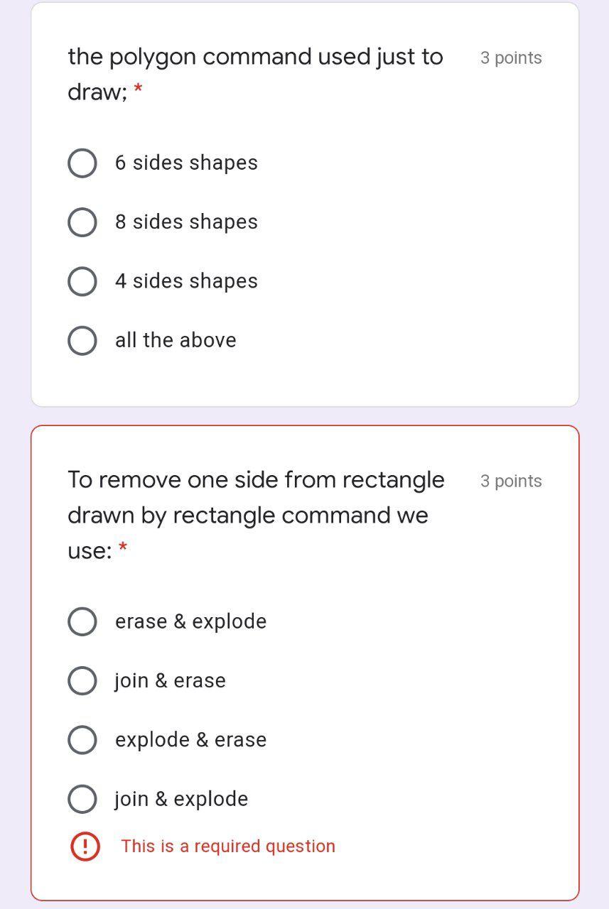 Solved 3 points the polygon command used just to draw; * 6 | Chegg.com
