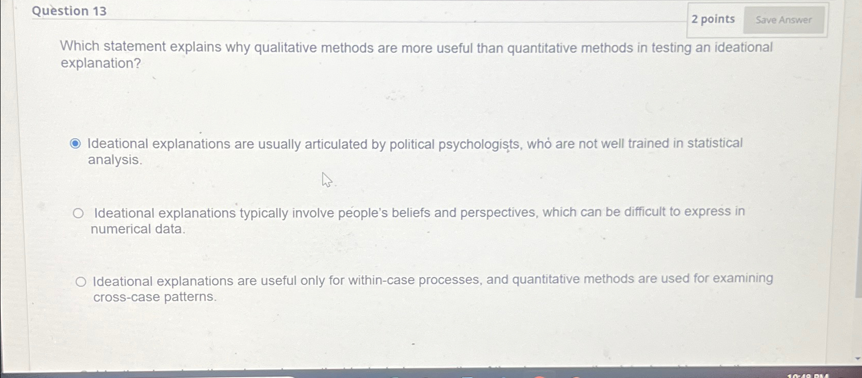 Solved Question 132 ﻿pointsWhich statement explains why | Chegg.com