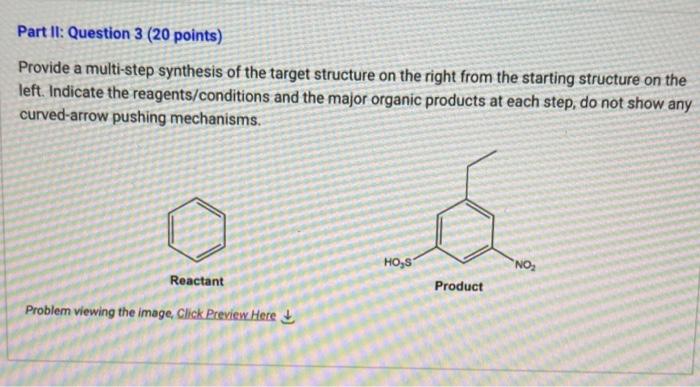 Solved Provide a multi-step synthesis of the target | Chegg.com