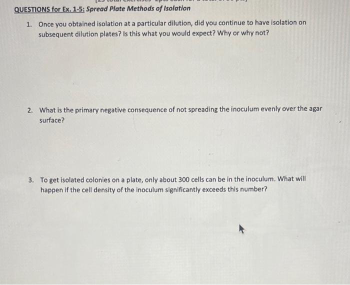 Solved QUESTIONS for Ex. 3-1: Introduction to the Light | Chegg.com