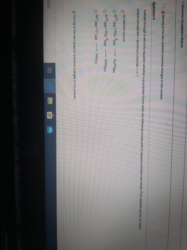 Solved Question Completion Status Moving to the next | Chegg.com