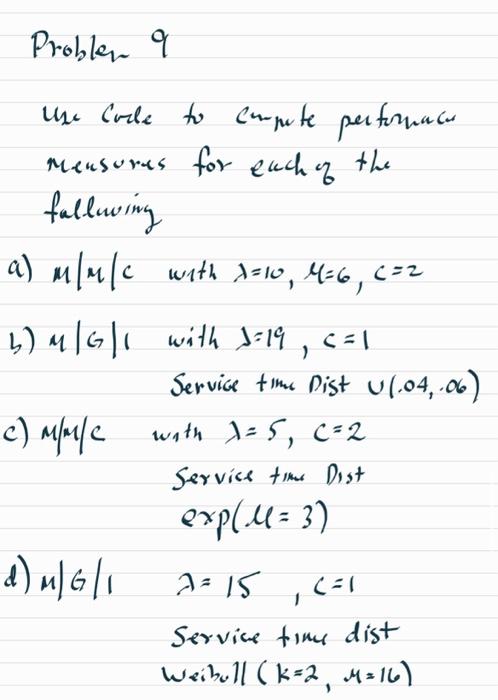 Solved Problen 9 Me coile to compute pertionace Meusures for | Chegg.com