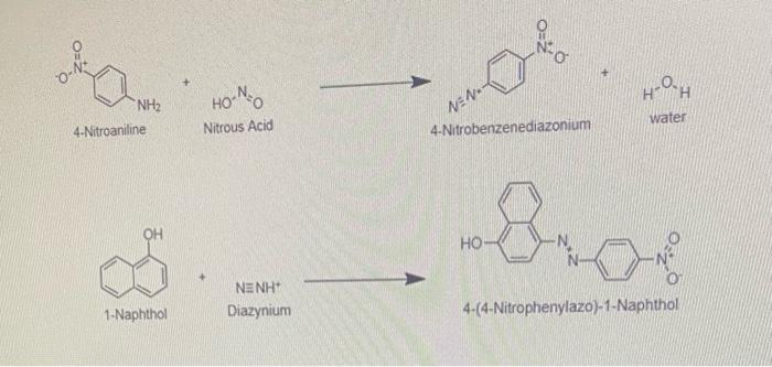 Solved 4. Nitroaniline Nitrous Acid 4. Nitrobenzenediazonium | Chegg.com
