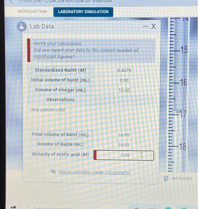 Solved NEGAR INTRODUCTION LABORATORY SIMULATION 14 À Lab | Chegg.com