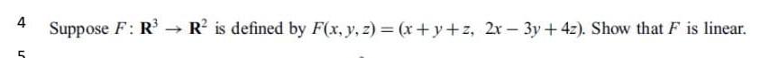 Solved Let G:R3→R3 be the linear mapping defined by | Chegg.com