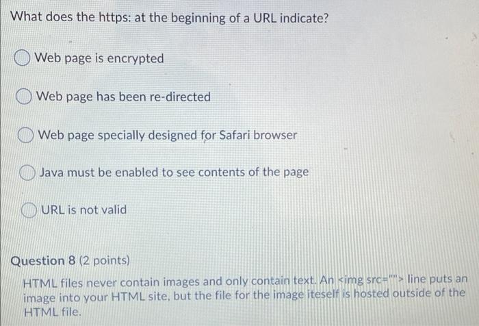 Solved The "language" of web pages is Hypertext Markup | Chegg.com