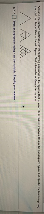 Solved Assume the pattern continues for the following | Chegg.com