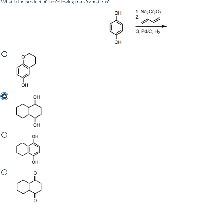 Solved What is the product of the following transformations | Chegg.com