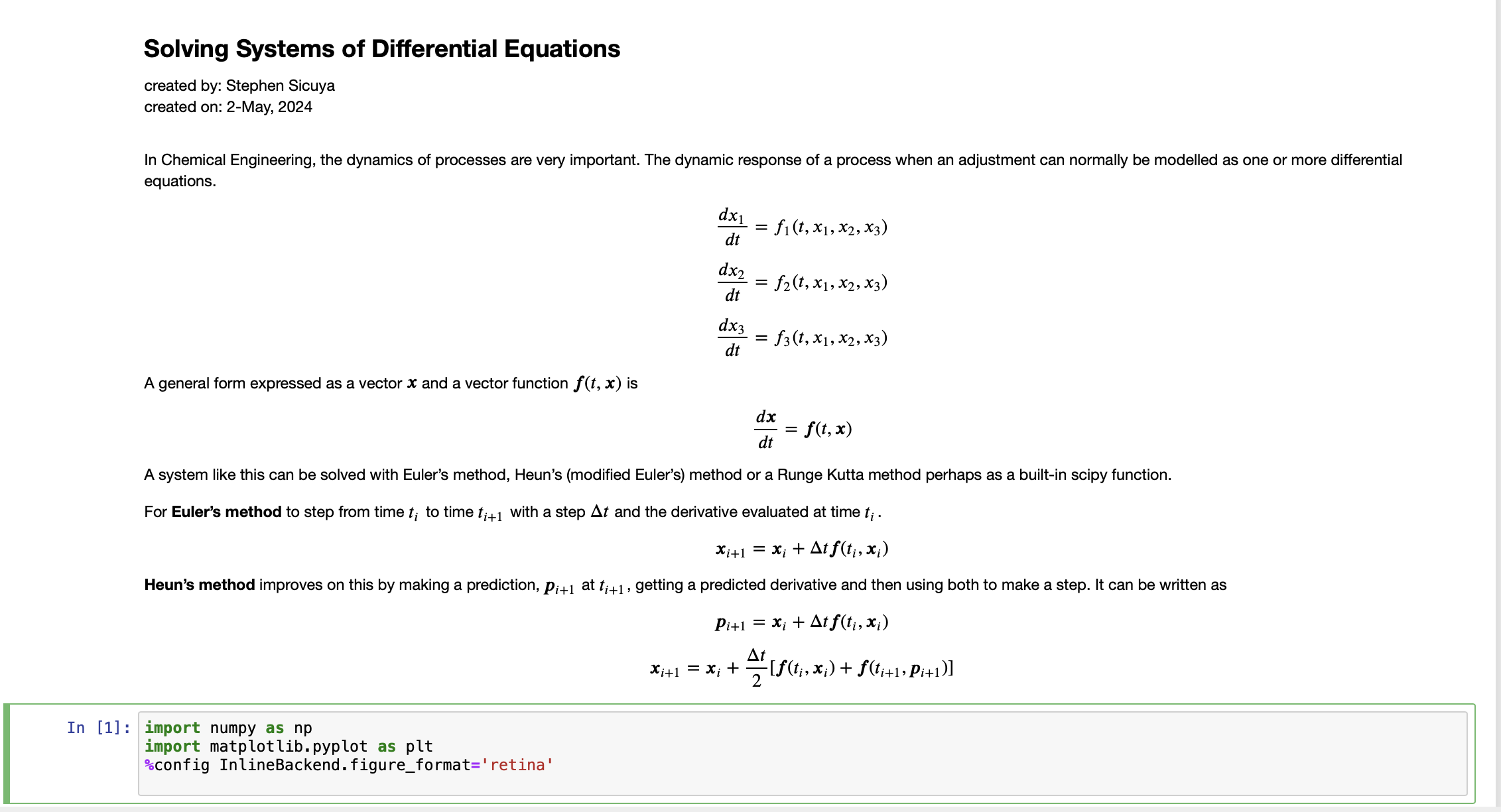 Solving Systems of Differential Equationscreated by: | Chegg.com