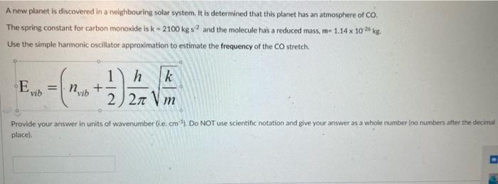 Solved A new planet is discovered in a neighbouring solar | Chegg.com