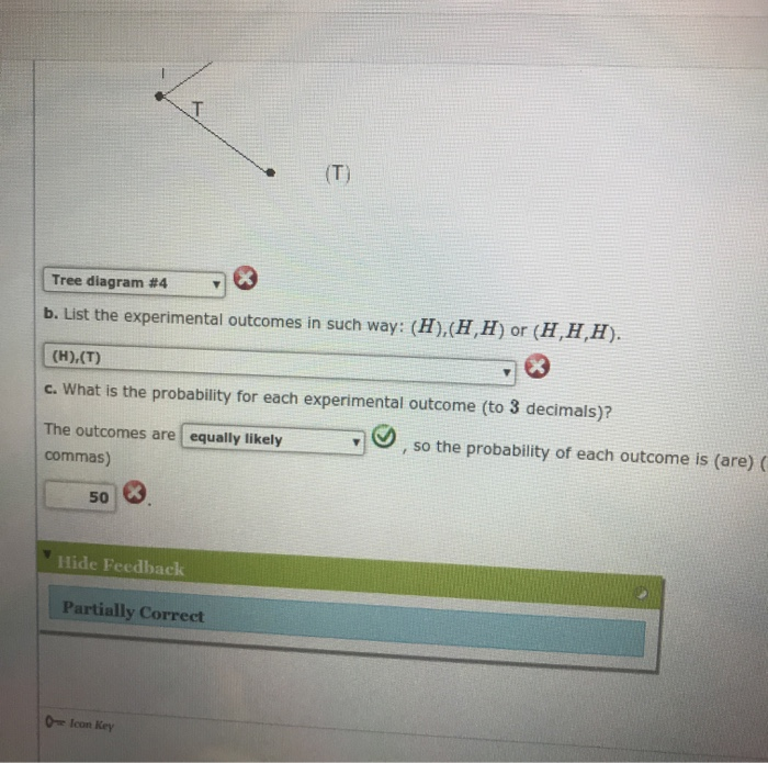 Solved Consider the experiment of tossing a coin 3 times. | Chegg.com