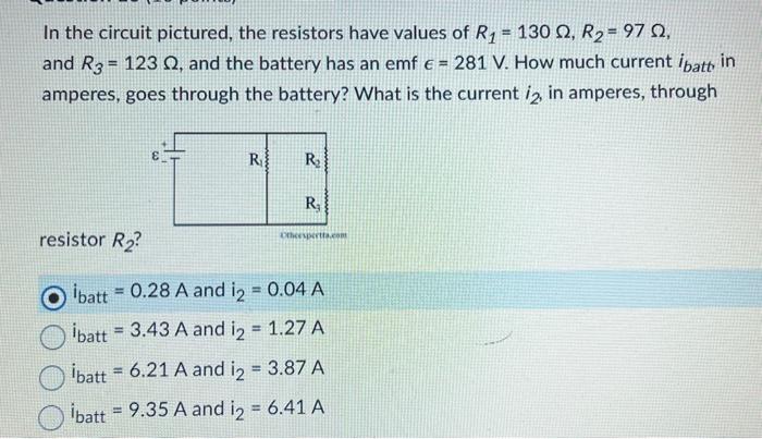 Solved In the circuit pictured, the resistors have values of | Chegg.com