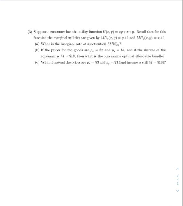 Solved (1) True or False, and explain briefly. (a) The | Chegg.com