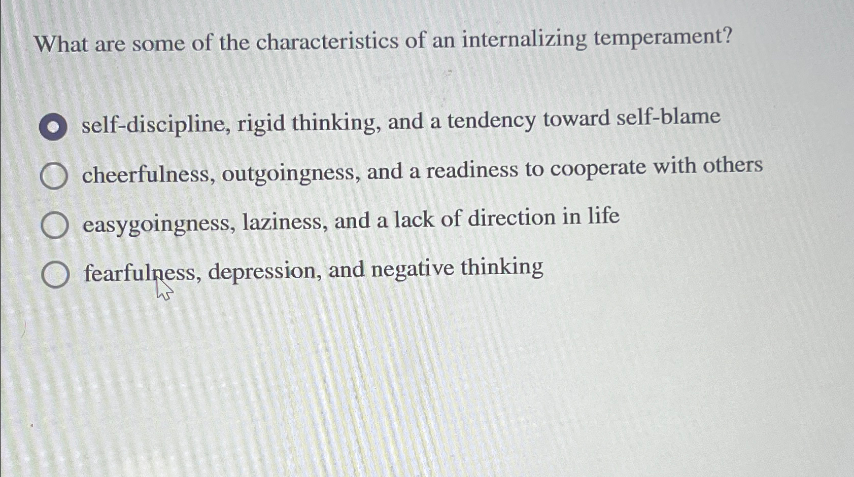 Solved What are some of the characteristics of an | Chegg.com