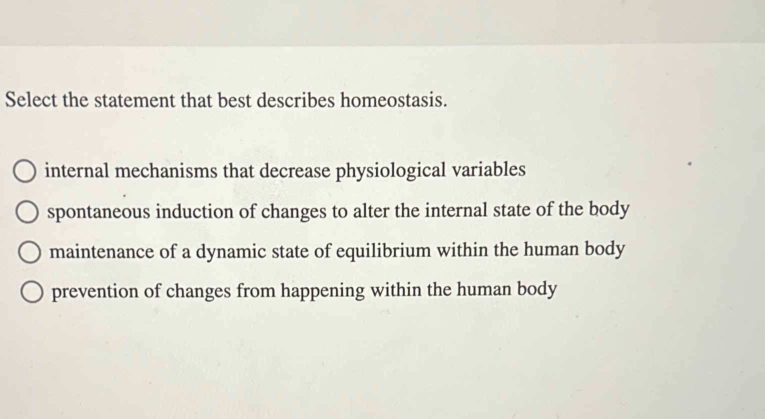 Solved Select the statement that best describes | Chegg.com