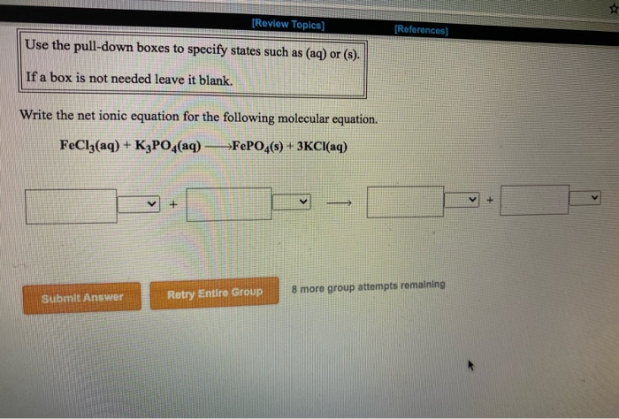 Solved [Review Topics] [References) Use the pull-down boxes | Chegg.com