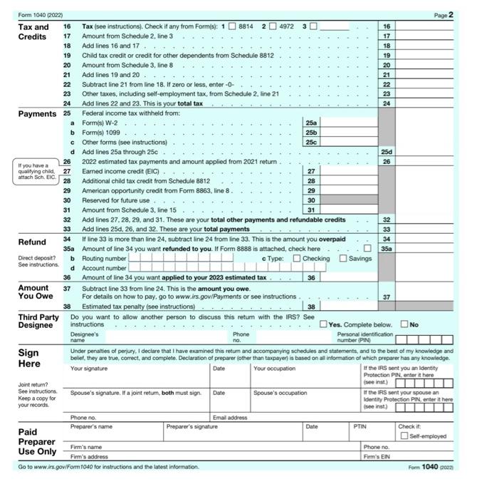 Marc and Mikkel are married and file a joint tax | Chegg.com