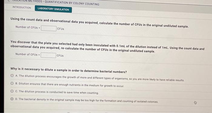 Solved Using the count data and observational data you | Chegg.com