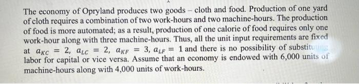 Solved write down the labor and capital constraints. plot | Chegg.com