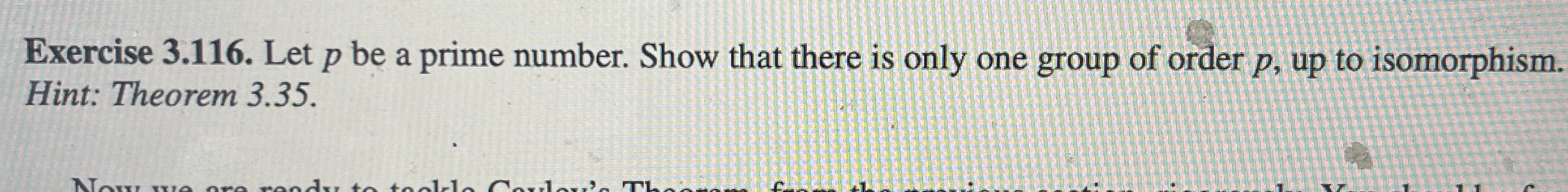 Solved Exercise 3.116. ﻿Let p ﻿be a prime number. Show that | Chegg.com