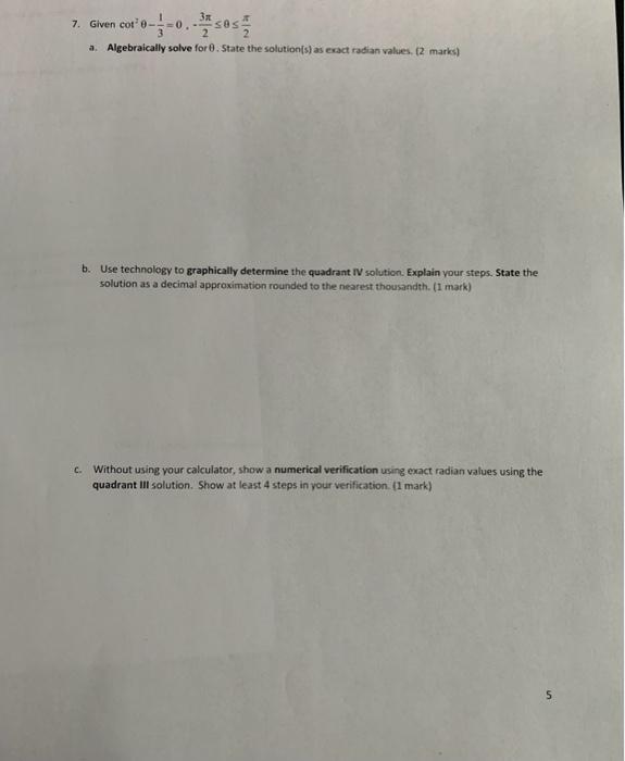 Solved 6. Given a sinusoidal function with a maximum at | Chegg.com