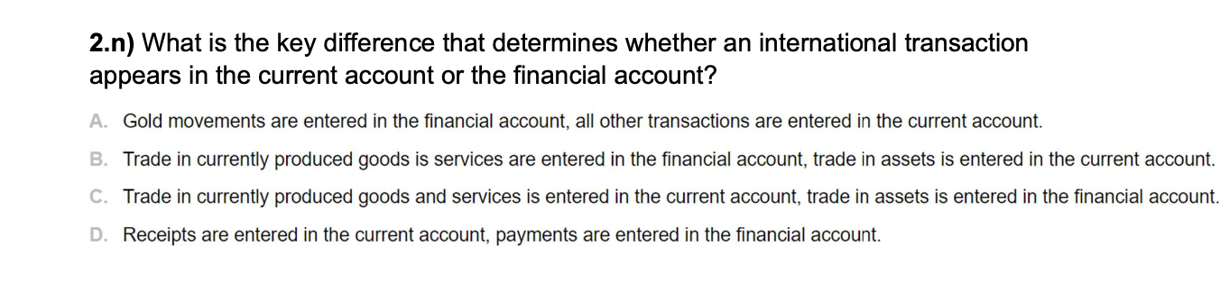 2.n) ﻿What is the key difference that determines | Chegg.com