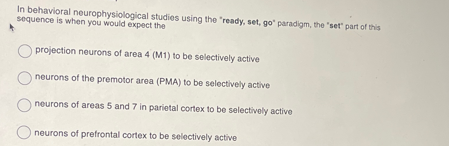 Solved In behavioral neurophysiological studies using the | Chegg.com