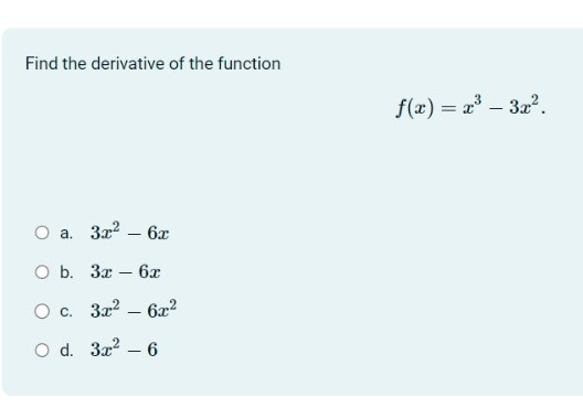 Solved Find the derivative of the | Chegg.com