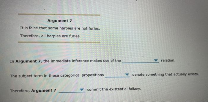 Solved first blanks are either (contradictory, subcontrary, | Chegg.com