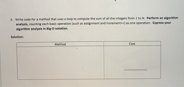 Solved Cost 1 A Simple Linear Search Algorithm On An